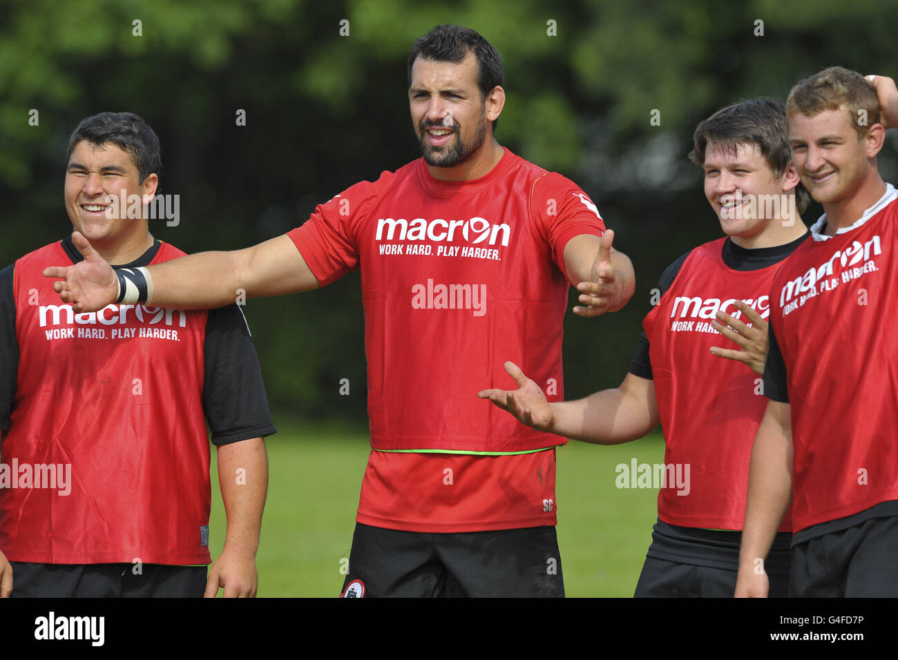 Action training session fettes college hi-res stock photography and ...
