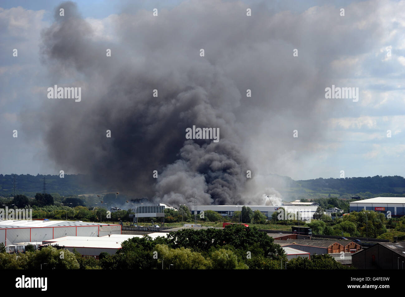 Gv riot riots rioting looting warehouse riots damage fire sony hi-res ...
