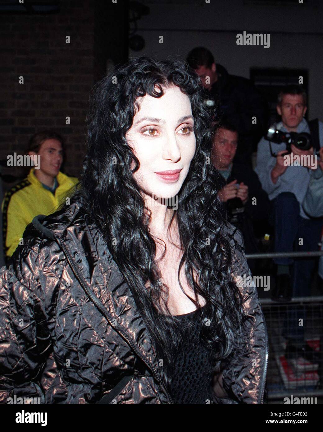 Pop icon Cher arriving last night (Saturday) at London's Heaven ...