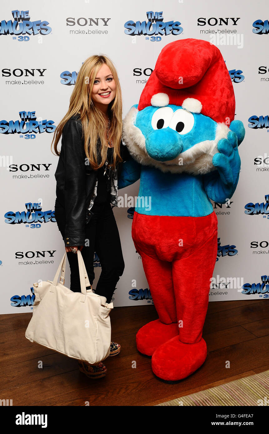Smurfs 3D Gala Premiere. Laura Whitmore arrives at the Smurfs 3D Gala ...