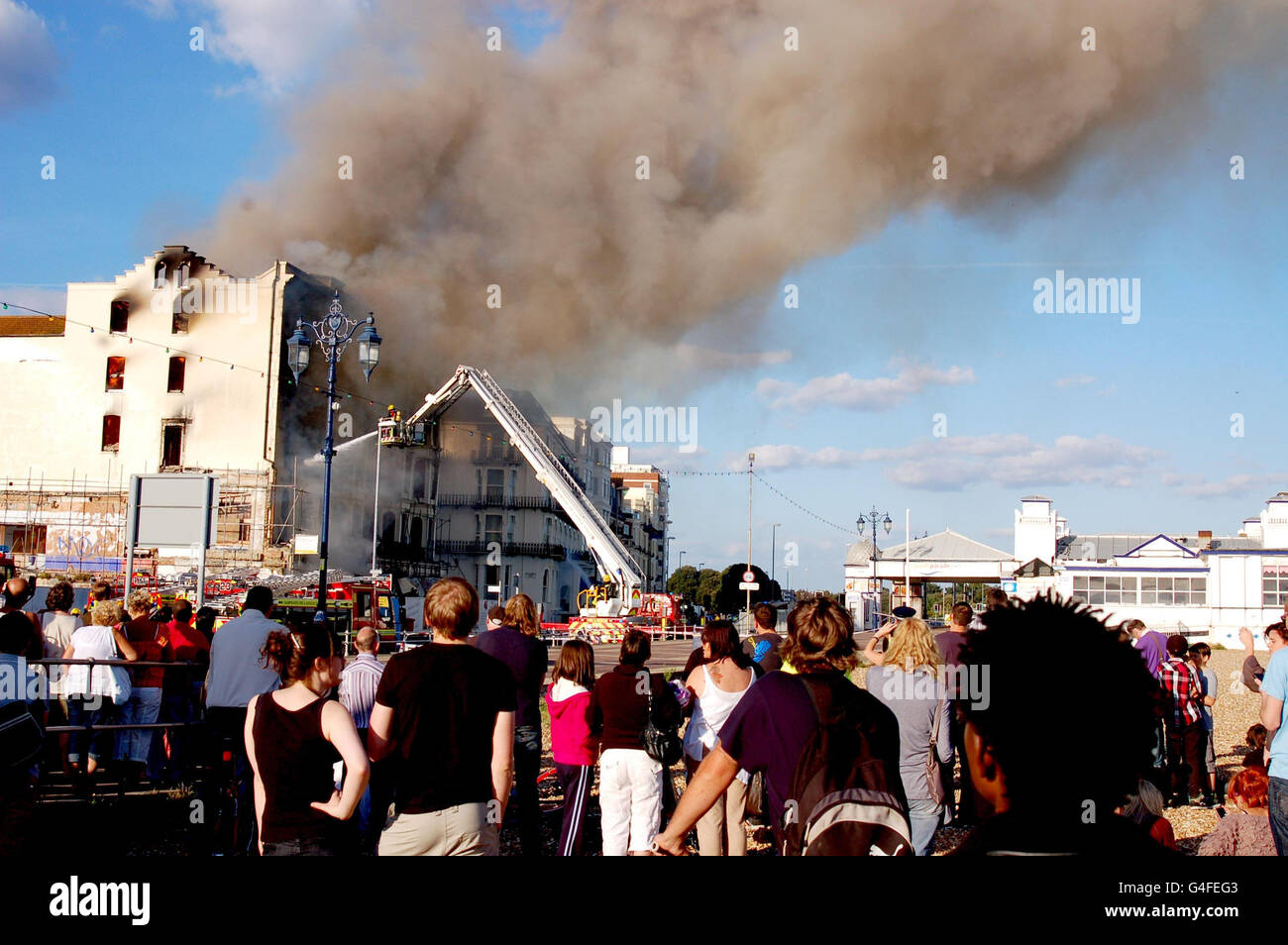 Disused nightclub fire Stock Photo - Alamy