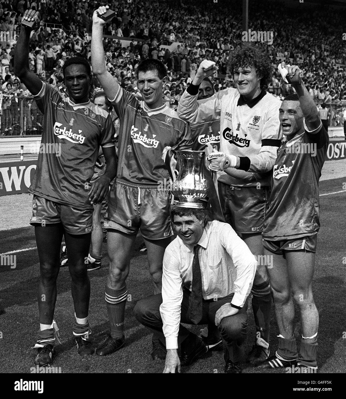 Goal scoring match hero laurie sanchez hi-res stock photography and ...