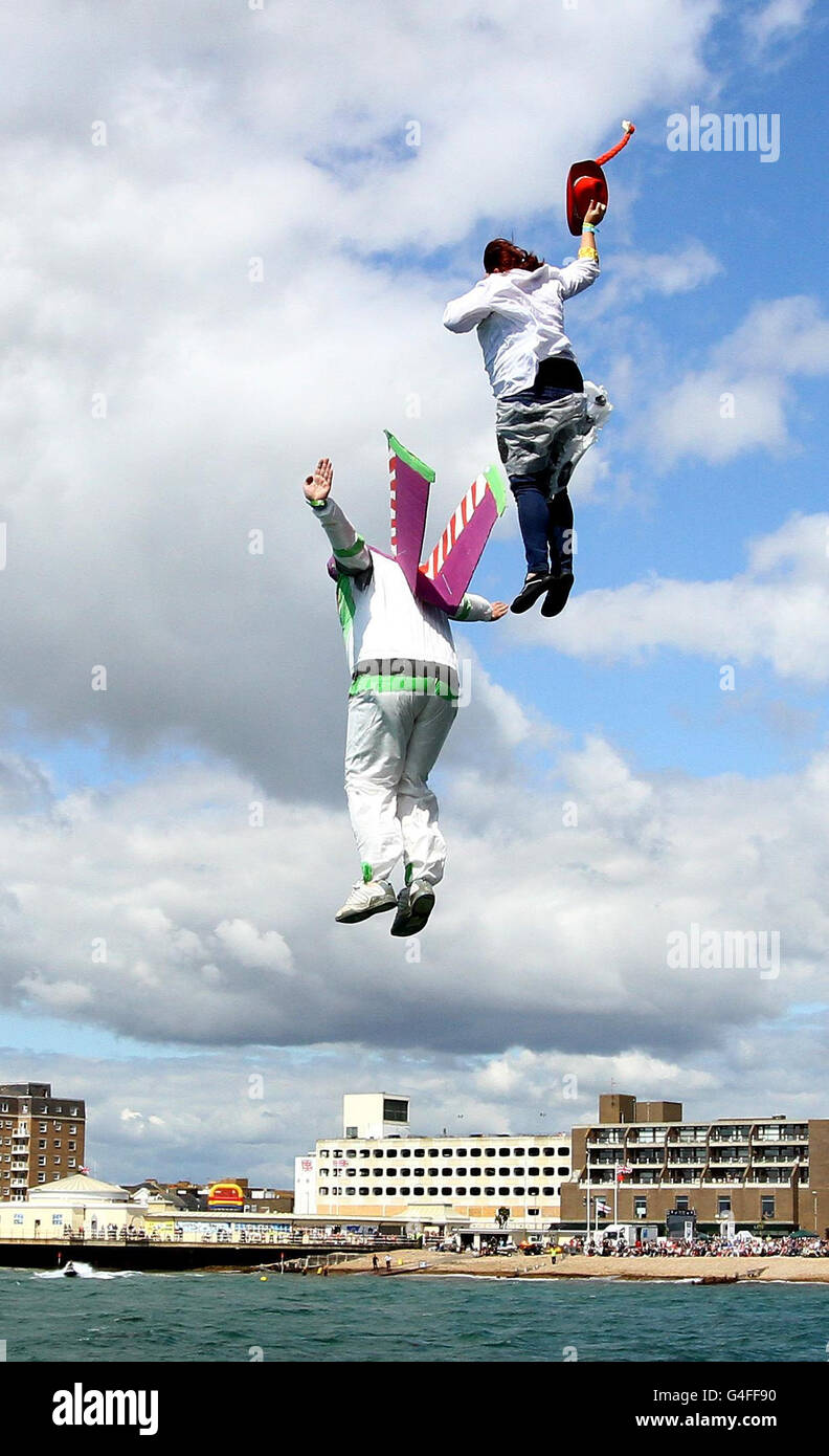 Worthing International Birdman competition Stock Photo - Alamy