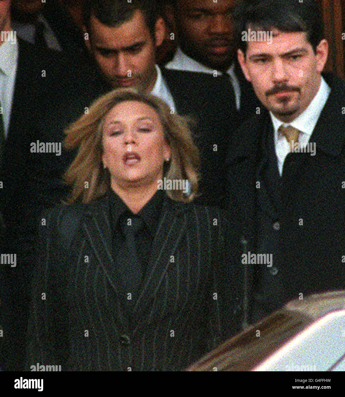 Former Page Three model Samantha Fox leaving Enfield Magistrates Court ...