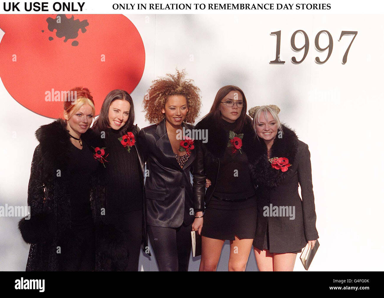 DEFENCE Poppy/Spice Girls 3 Stock Photo - Alamy