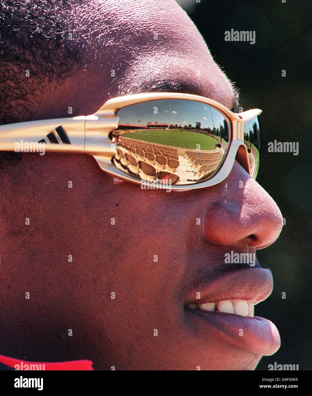 England fast bowler Alex Tudor has the Adelaide Oval reflected in his ...