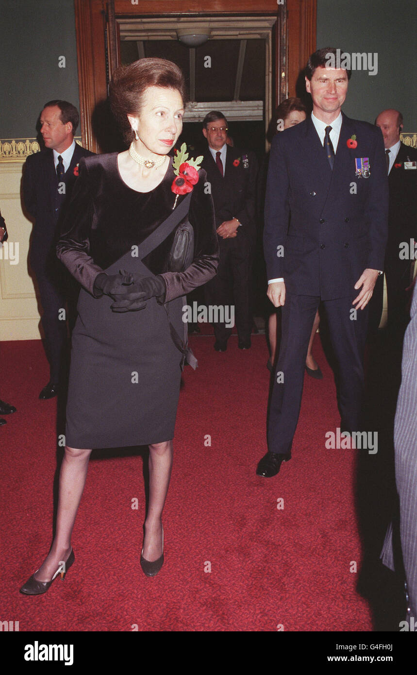 The Princess Royal arrives with her husband Captain Timothy Lawrence ...