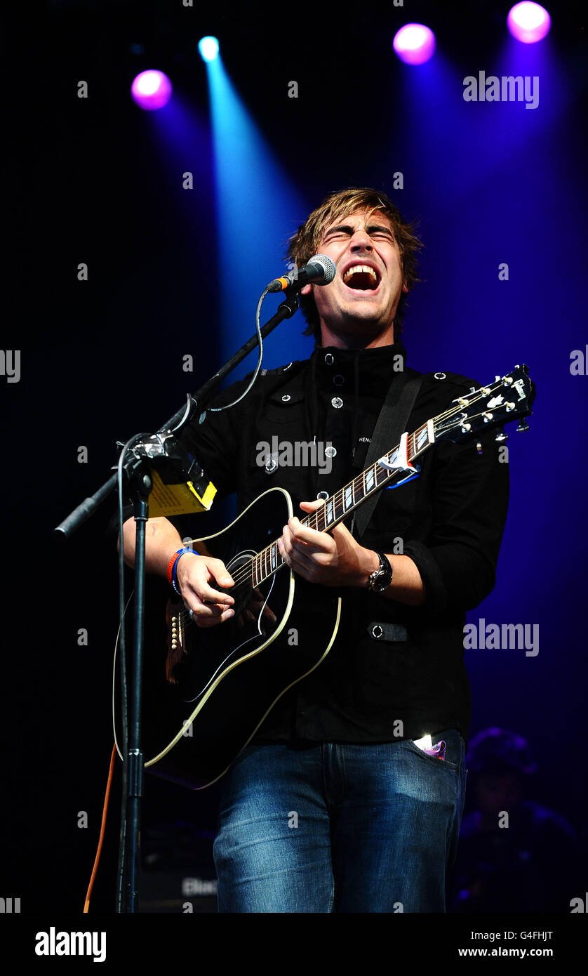 V Festival 2011 - Chelmsford. Charlie Simpson performs on the Arena ...