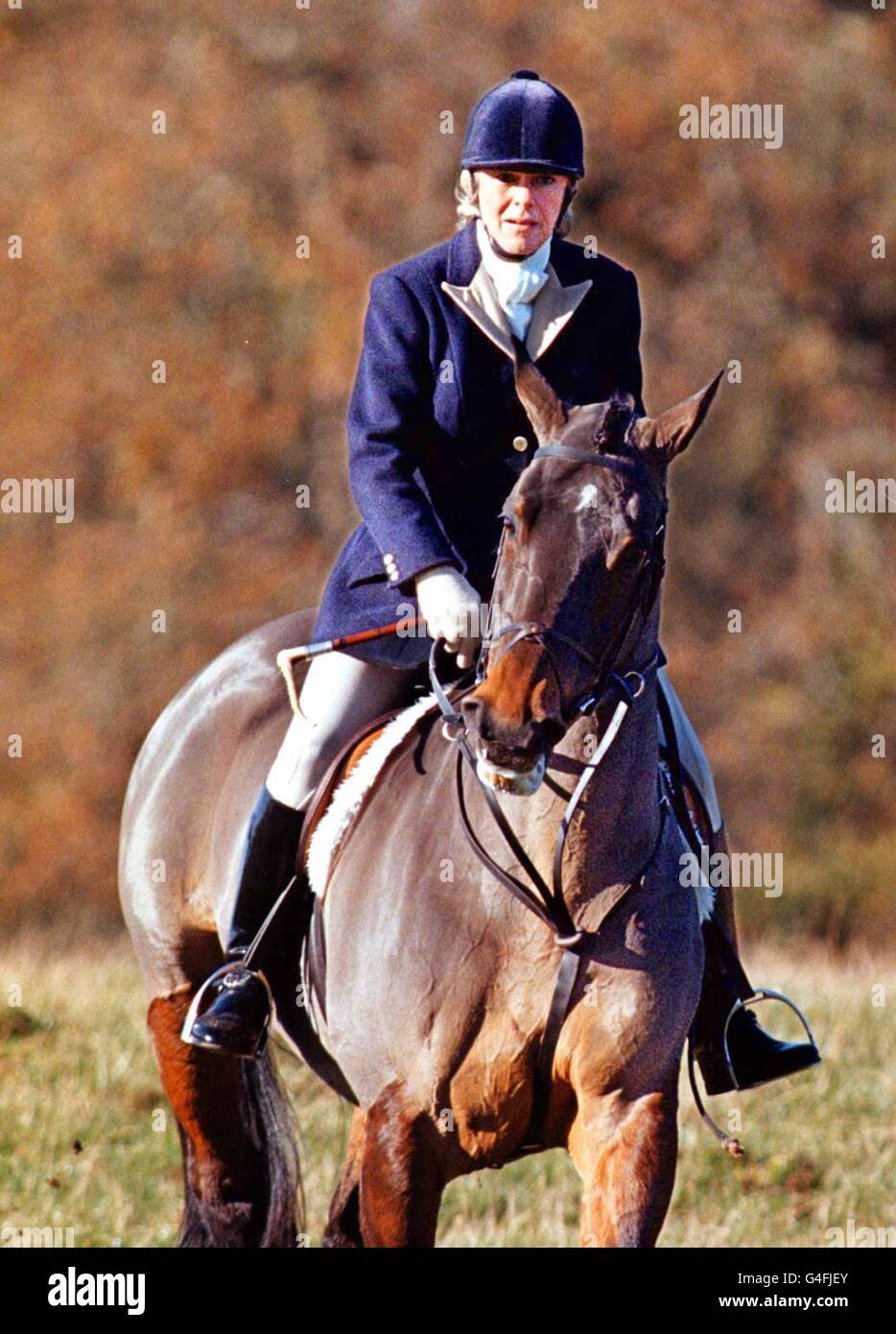 Camilla parker bowles photo by barry batchelor pa hi-res stock ...