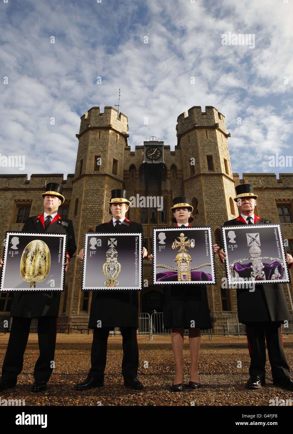 Royal Mail launches Crown Jewel stamps collection Stock Photo - Alamy