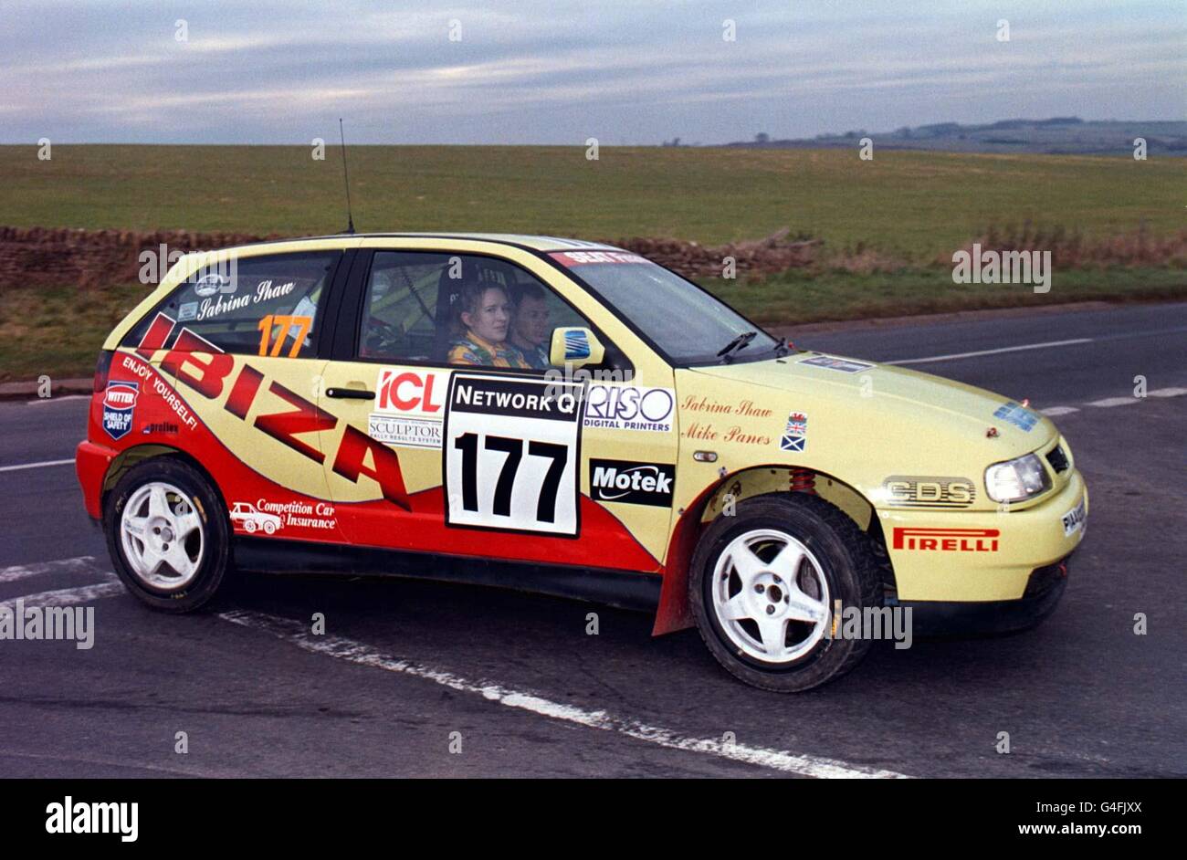 Sabrina Shaw 17 in a SEAT the youngest woman driver in the Network Q ...