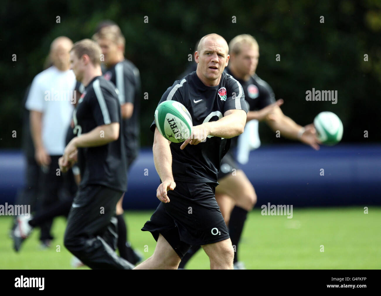 Rugby Union - England Training Session - Pennyhill Park Stock Photo - Alamy