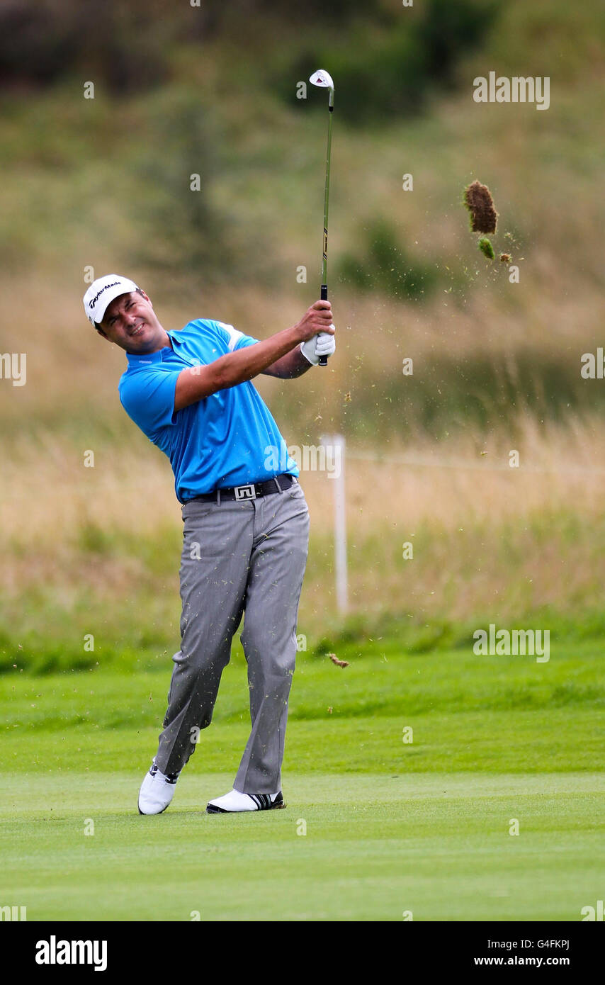 England's Simon Khan during the Johnnie Walker Championships at ...