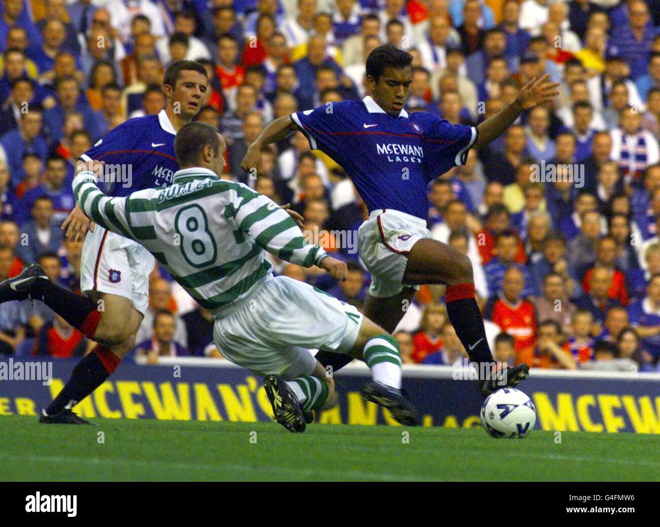 SOCCER Ranger V Celtic3 Stock Photo - Alamy
