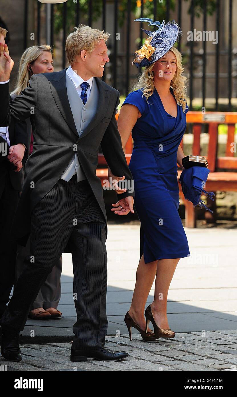 Zara Phillips and Mike Tindall wedding Stock Photo - Alamy