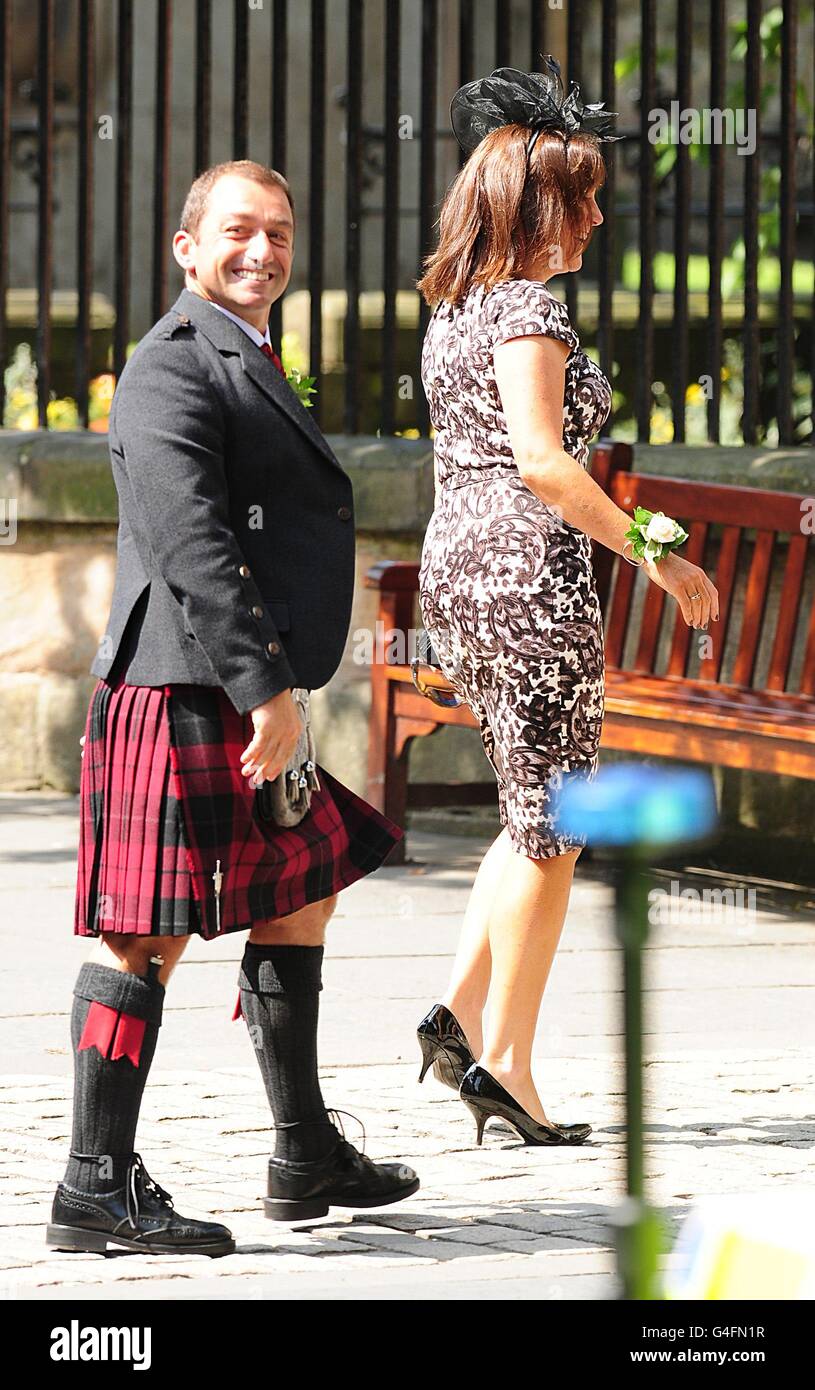 Bryan Redpath, Gloucester Rugby Head coach arrives for the wedding of ...