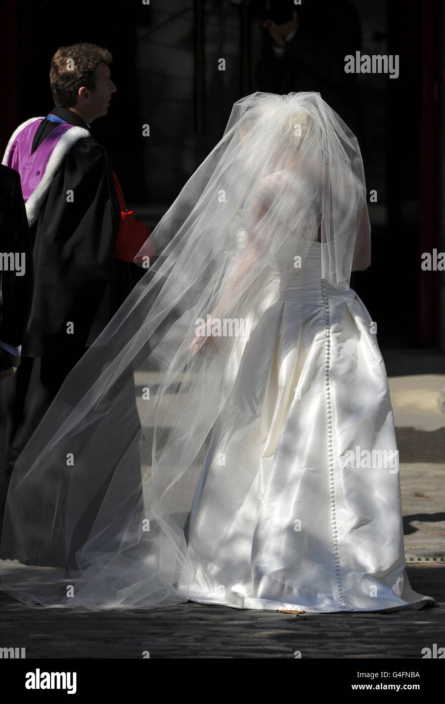Zara Phillips and Mike Tindall wedding Stock Photo - Alamy