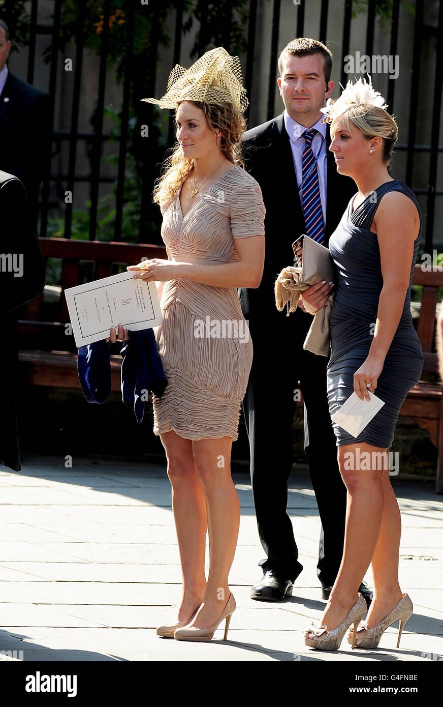Olympic Skeleton racer Amy Williams(left) leaves Canongate Kirk on ...