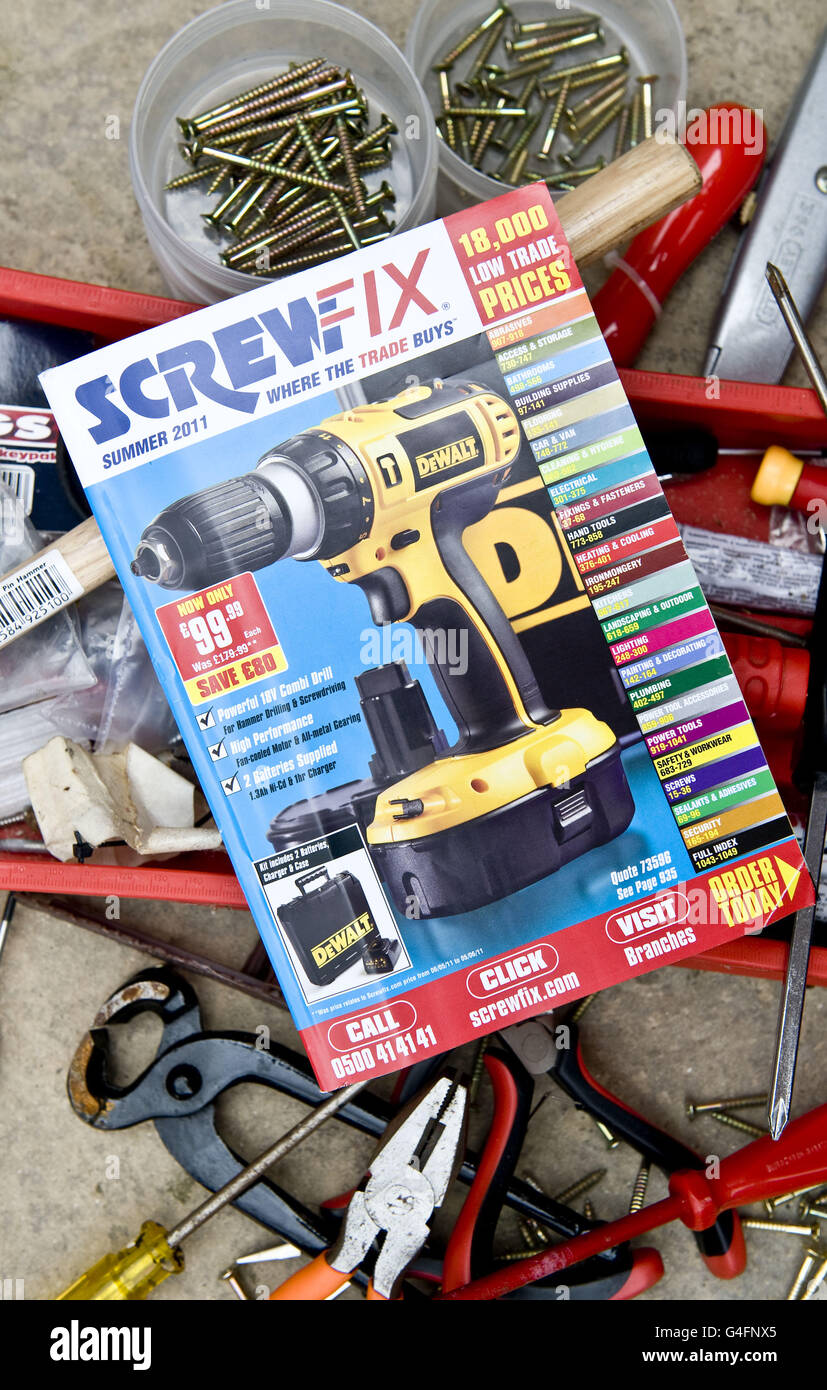 Screwfix magazine hi-res stock photography and images - Alamy