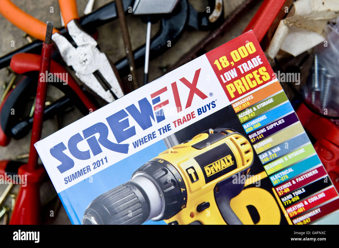 Screwfix magazine hi-res stock photography and images - Alamy