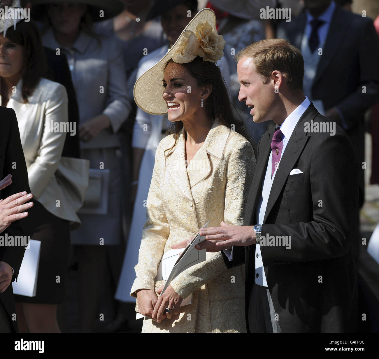 Zara Phillips and Mike Tindall wedding Stock Photo - Alamy