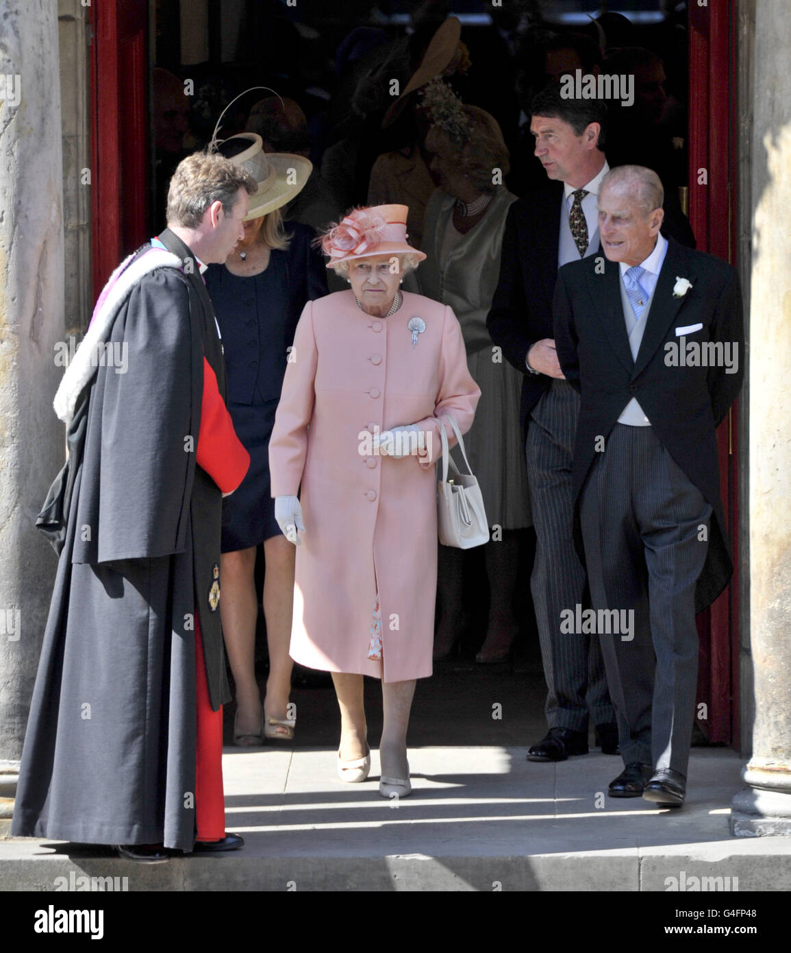 Zara Phillips and Mike Tindall wedding Stock Photo - Alamy