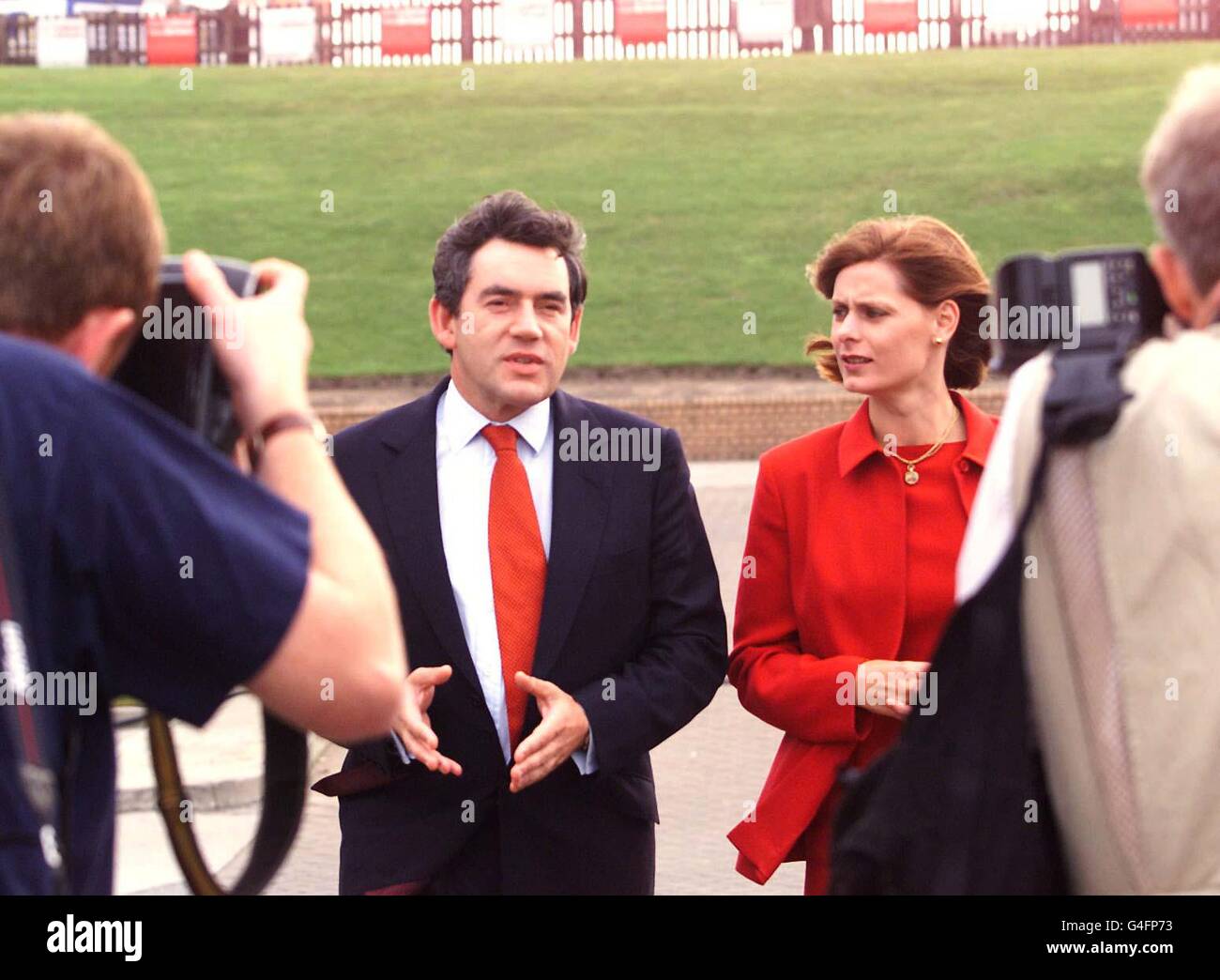 LABOUR Brown & Sarah 3 Stock Photo - Alamy