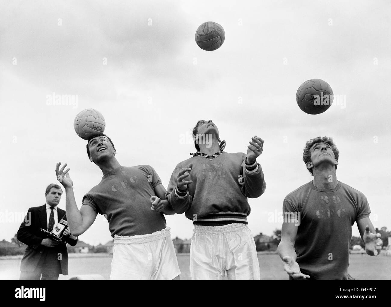 Peter sillett centre and johnny brooks hi-res stock photography and ...