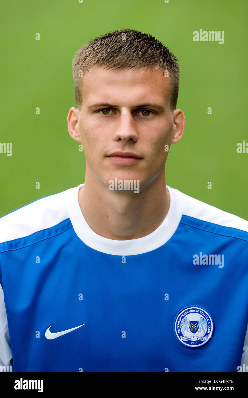 Peterborough united photocall 2011 12 hi-res stock photography and ...