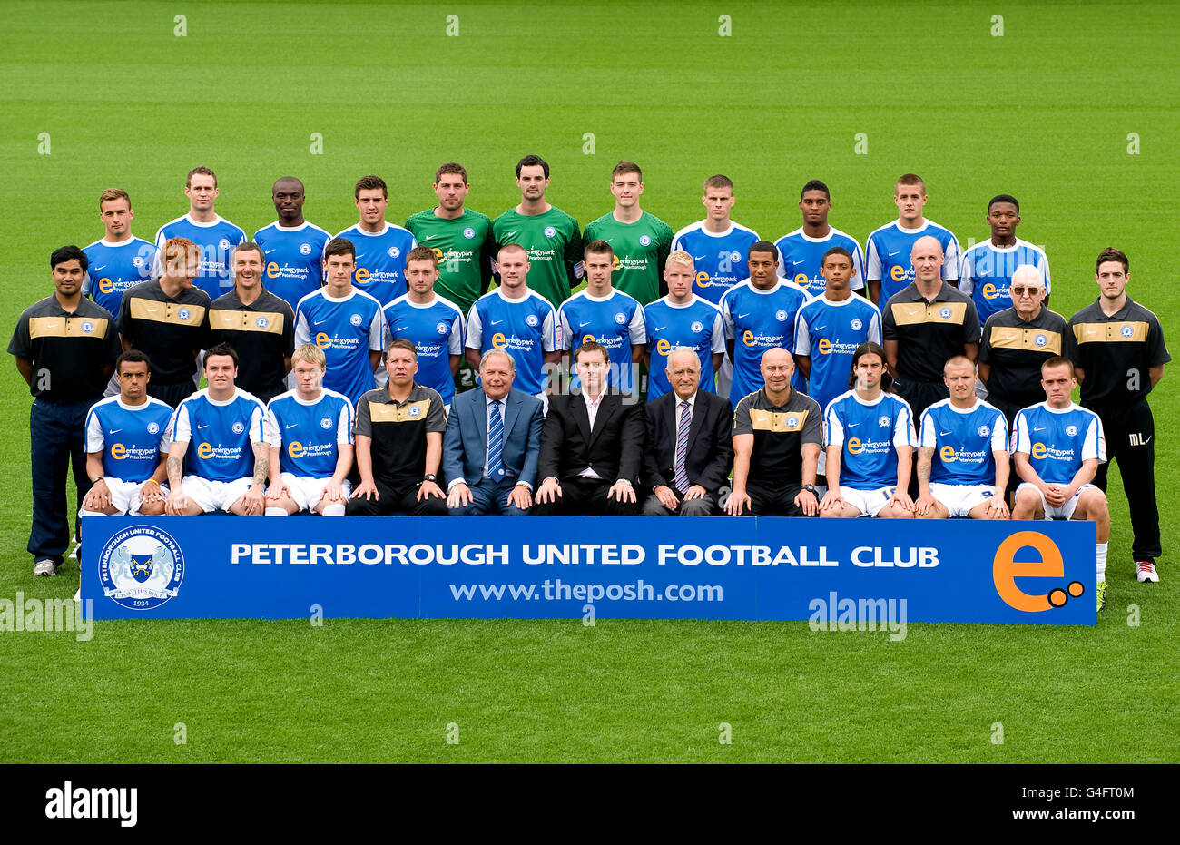 Peterborough united team group hi-res stock photography and images - Alamy