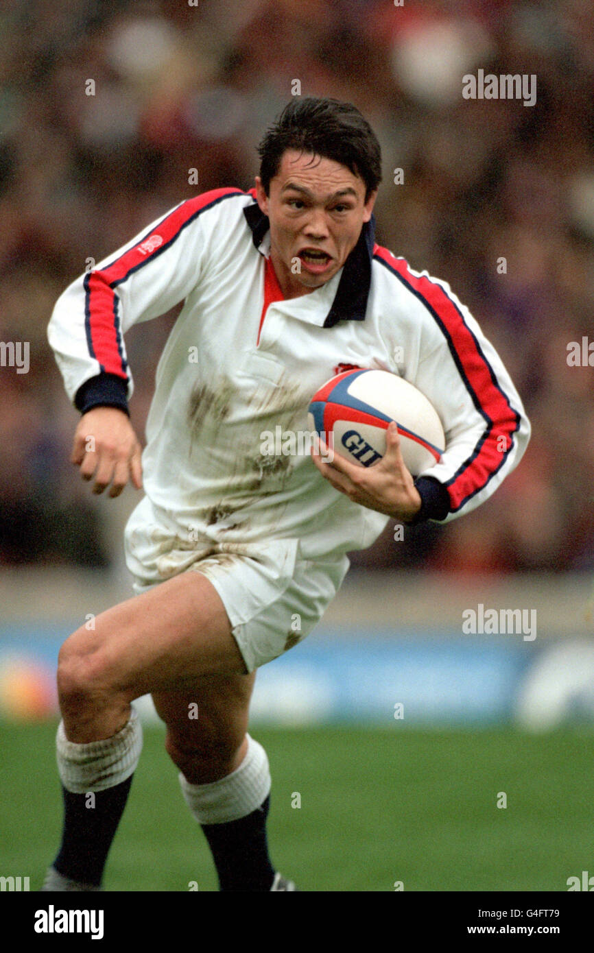 Rugby Union - England. Rory Underwood, England Stock Photo - Alamy