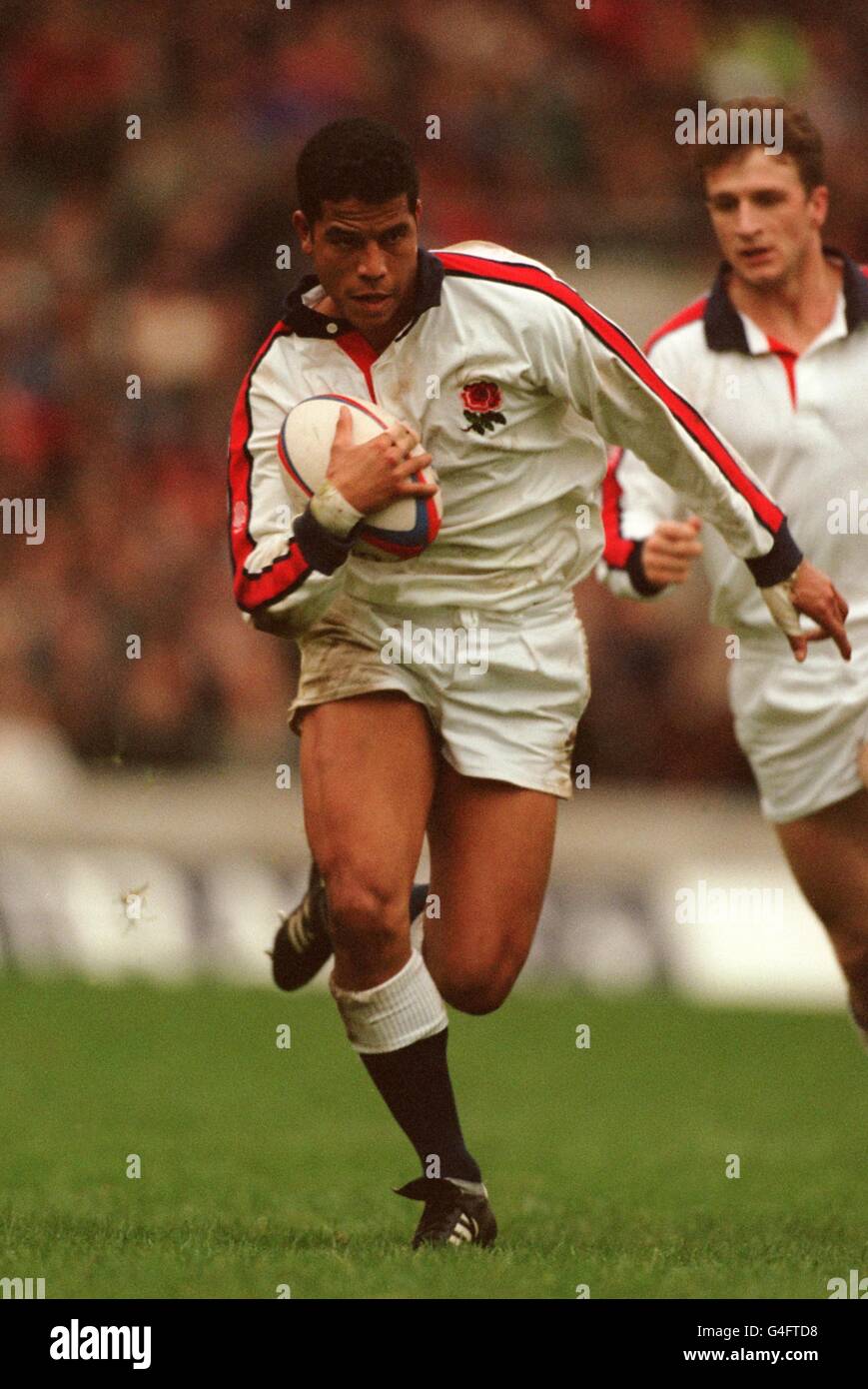 Rugby Union - England. Jeremy Guscott, England Stock Photo - Alamy