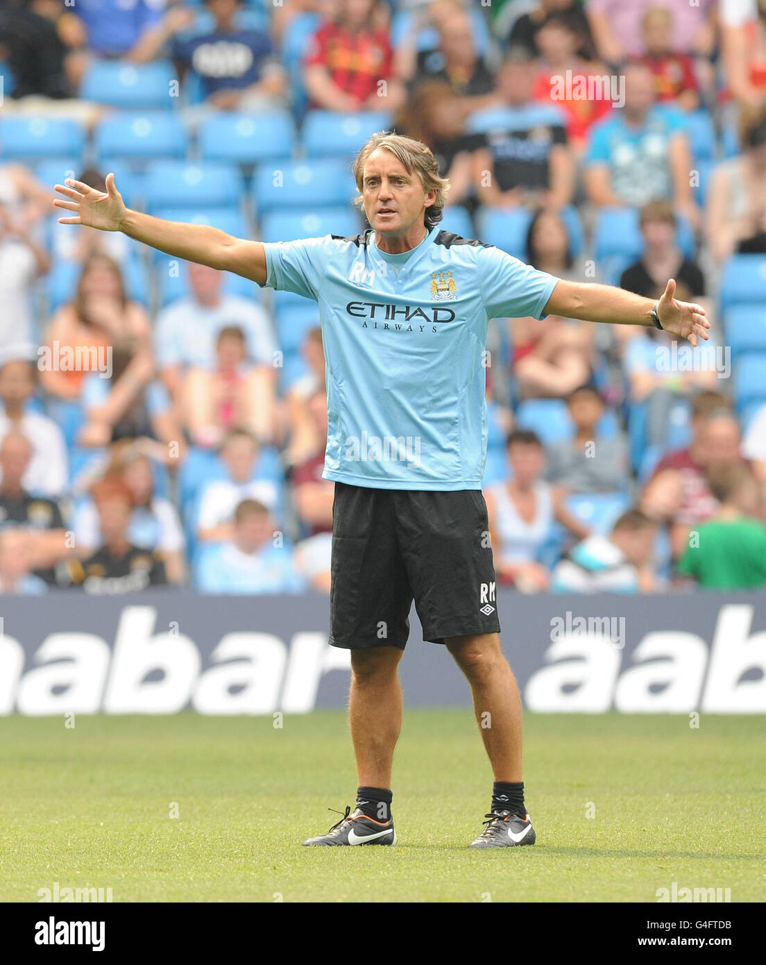 Manchester city open training hi-res stock photography and images - Alamy