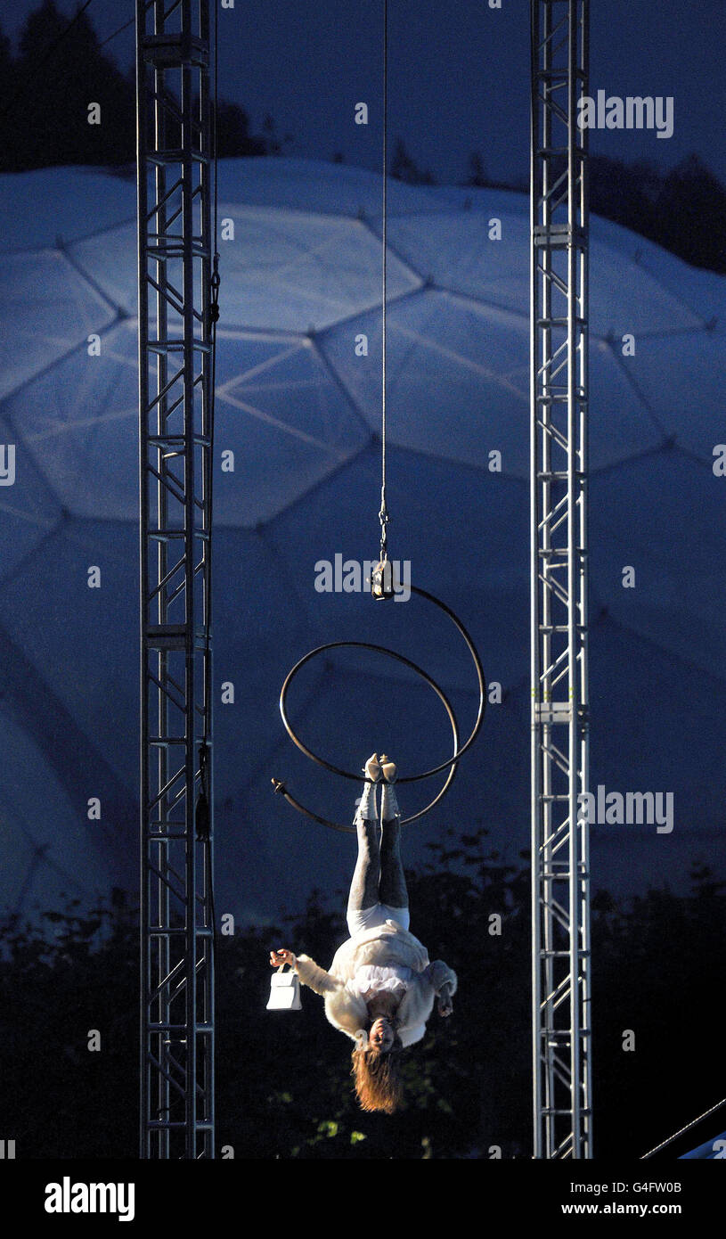 Eden Project's 10th anniversary season Stock Photo - Alamy
