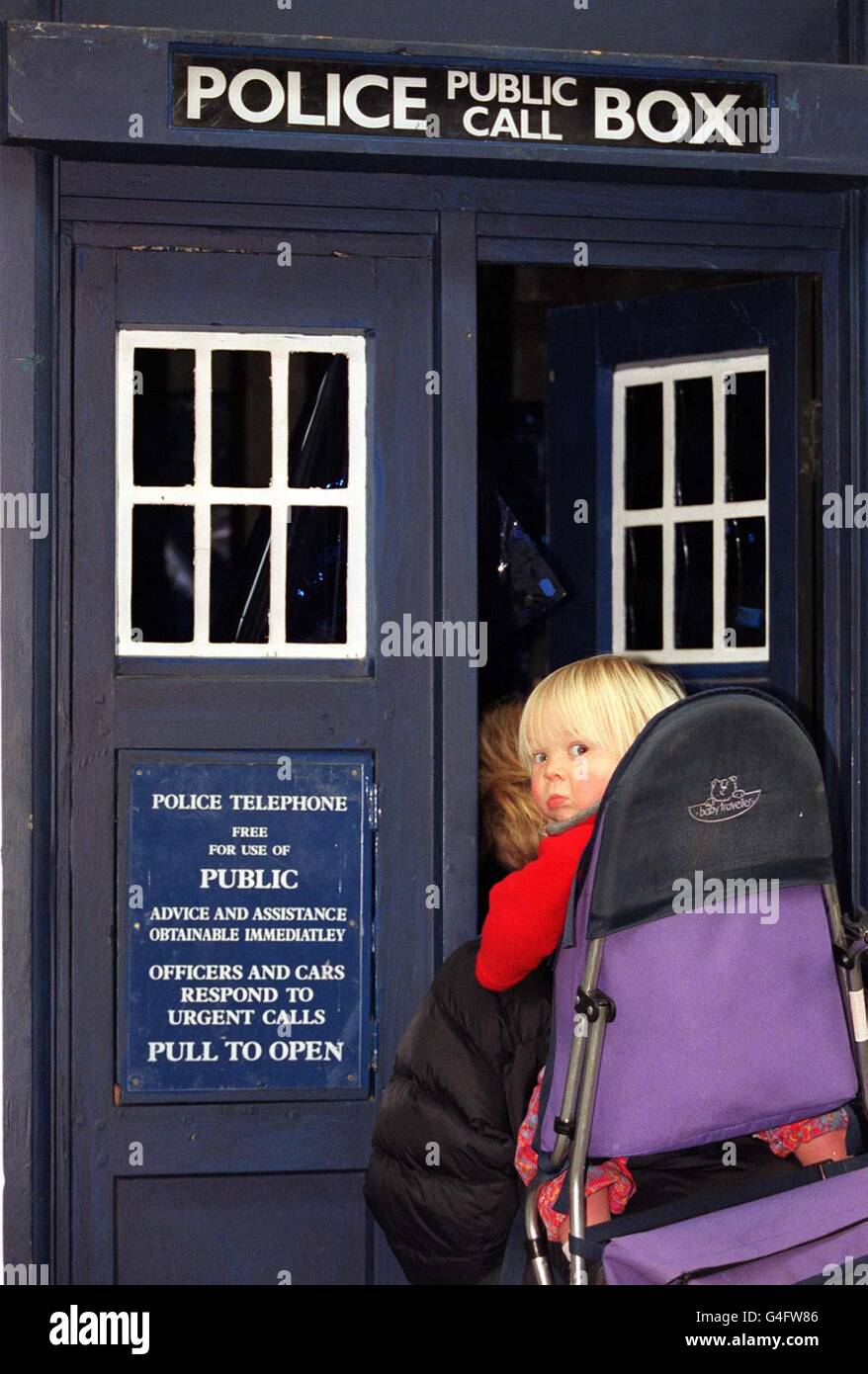 Take a peek in doctor whos tardis hi-res stock photography and images ...