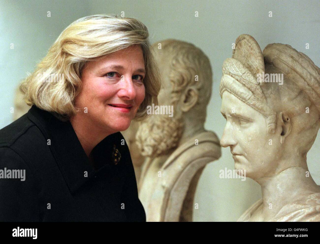 Vivien duffield pictured in the roman sculpture gallery hi-res stock ...