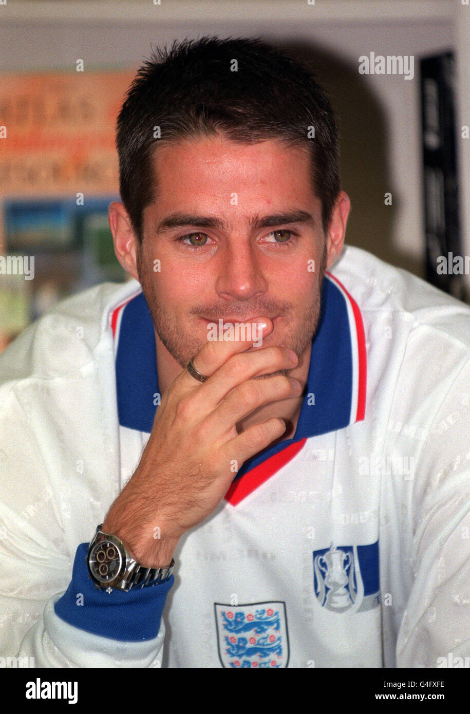 AXA FOOTBALL KITS FOR THE COMMUNITY Stock Photo - Alamy