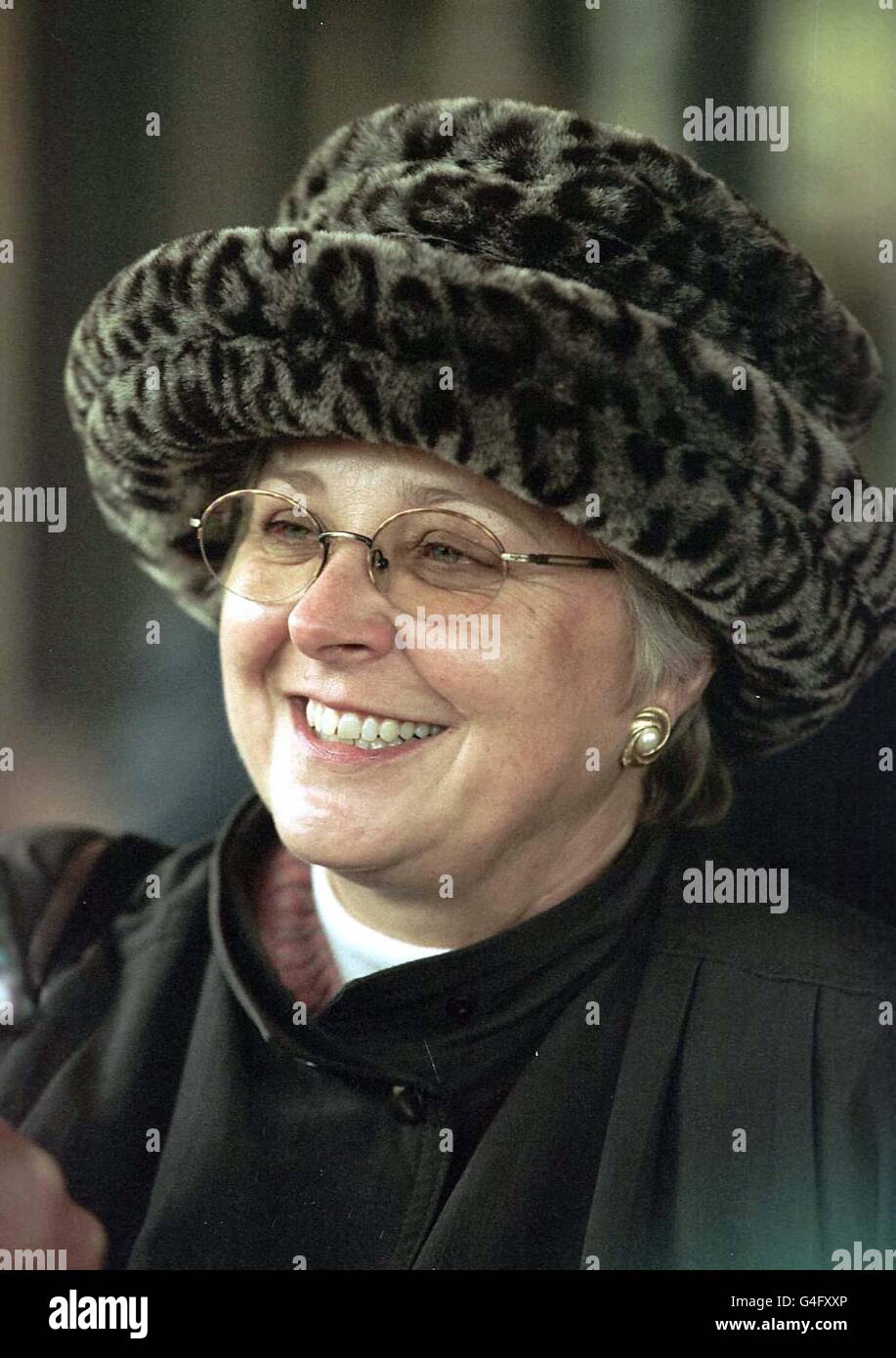 Dual Grand National-winning trainer Jenny Pitman, at Cheltenham Races ...