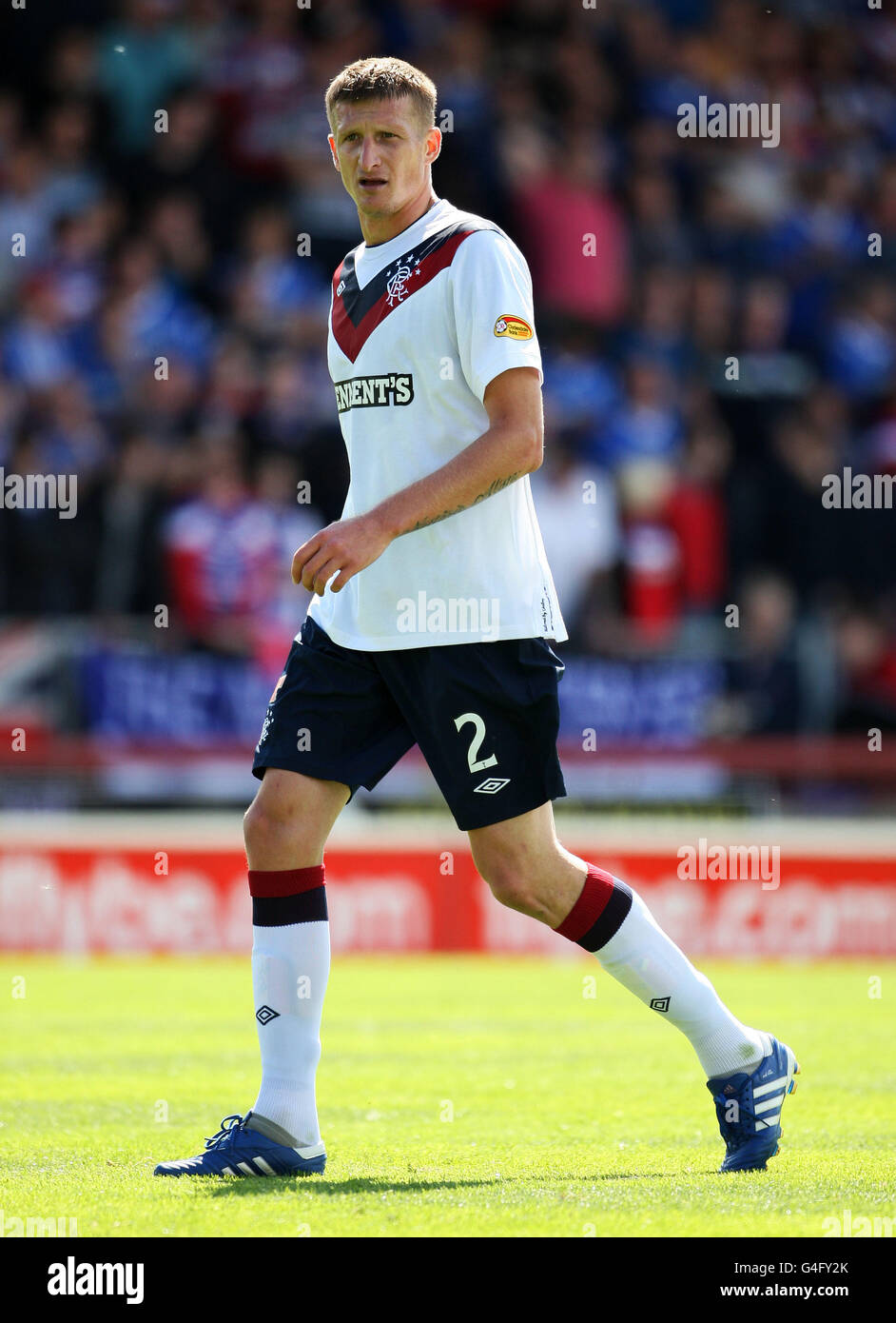 Ranger's Dorin Goian makes his debut during the Clydesdale Bank ...