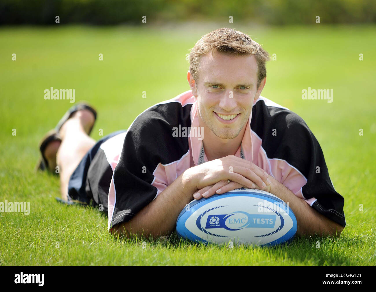 Scotland's Mike Blair during the press conference at the Old Course ...