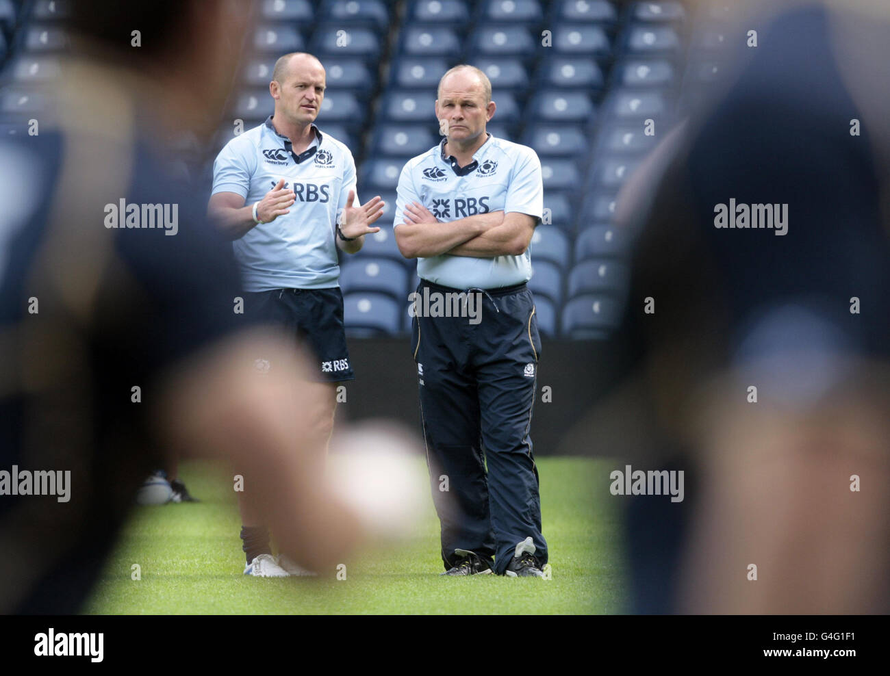 Rugby Union - Scotland Captain's Run - Murrayfield Stock Photo - Alamy