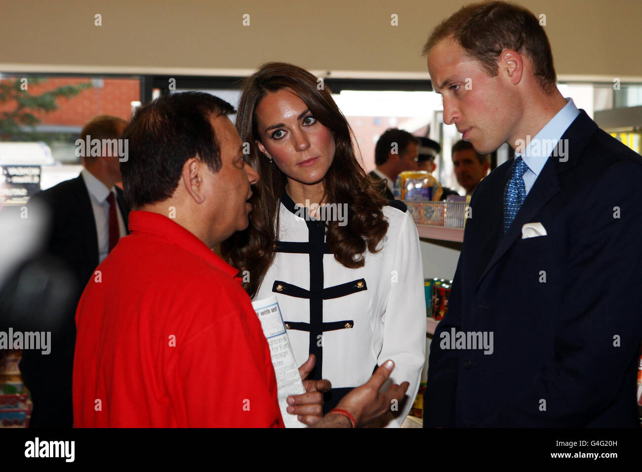 The Duke and Duchess of Cambridge meet Ajay Bhatia at the Machan ...