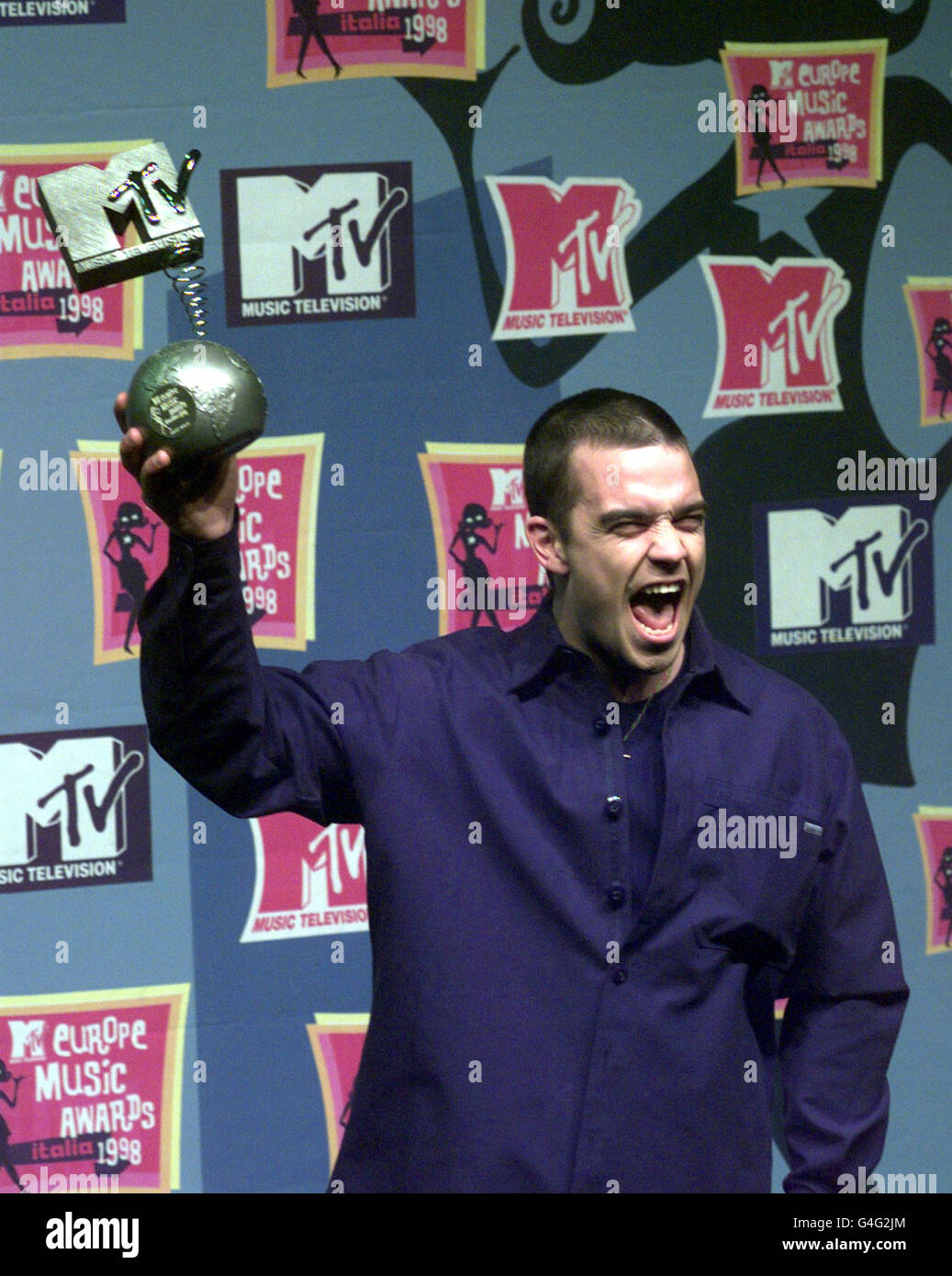 MTV Robbie Williams Stock Photo - Alamy