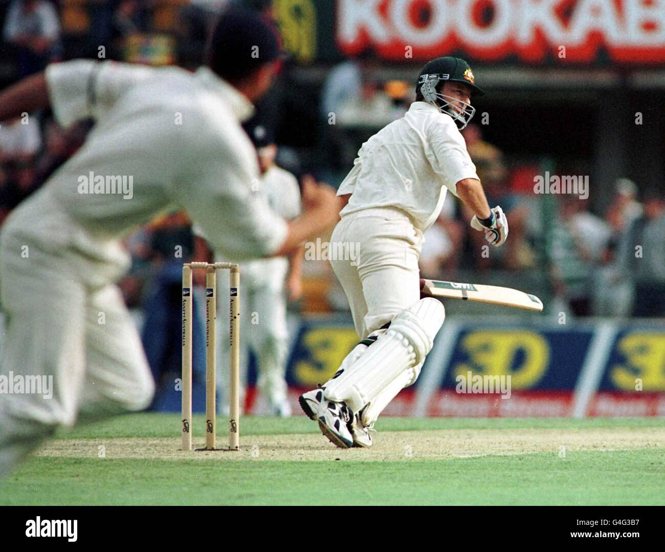 CRICKET Steve Waugh Stock Photo - Alamy