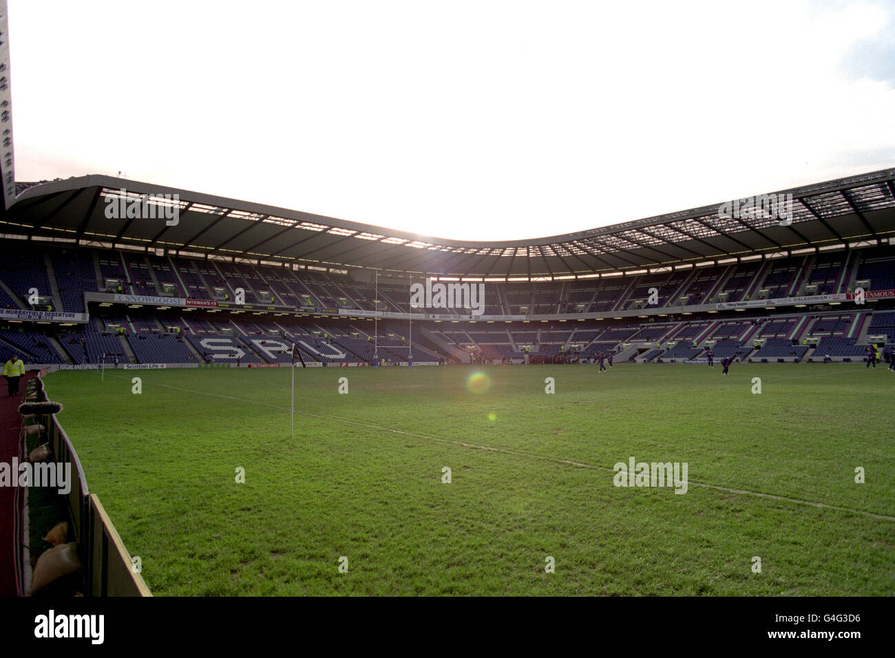 Seats at murrayfield hi-res stock photography and images - Alamy
