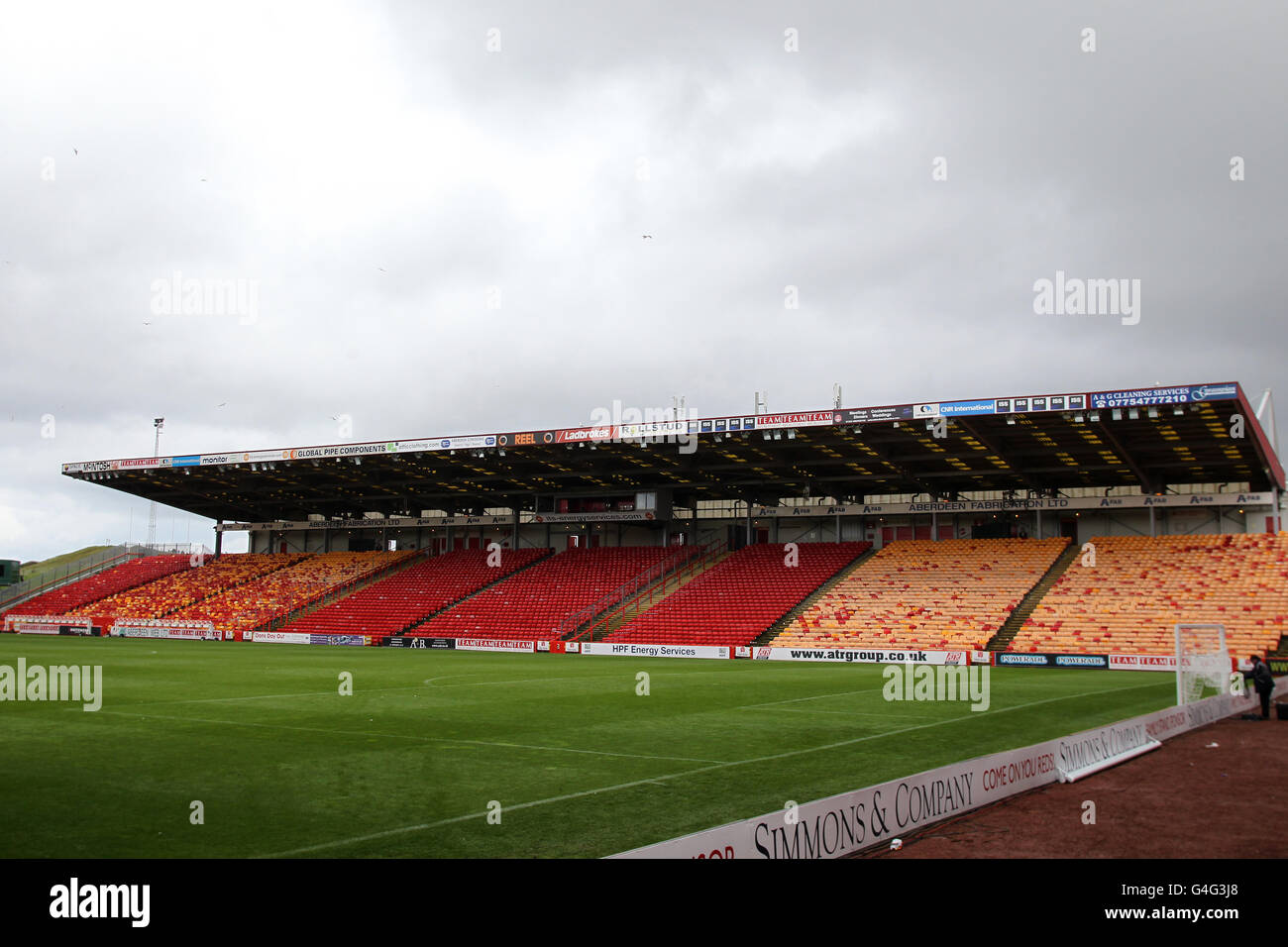 Football gv general view clydesdale bank premier league hi-res stock ...