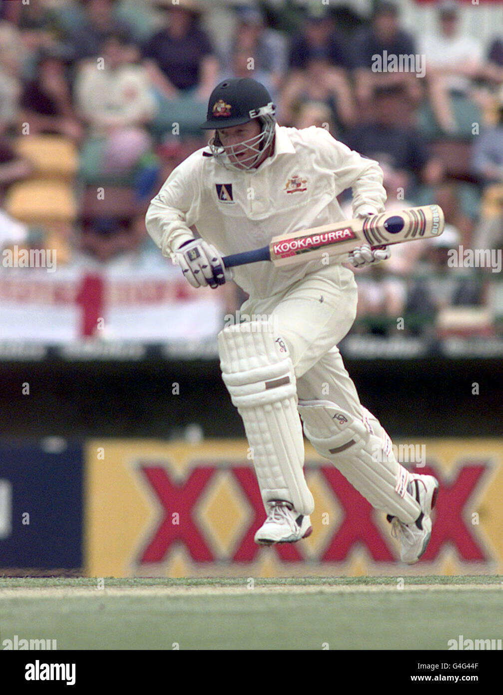 Australia's Ian Healy, who along with Stephen Waugh scored a century ...