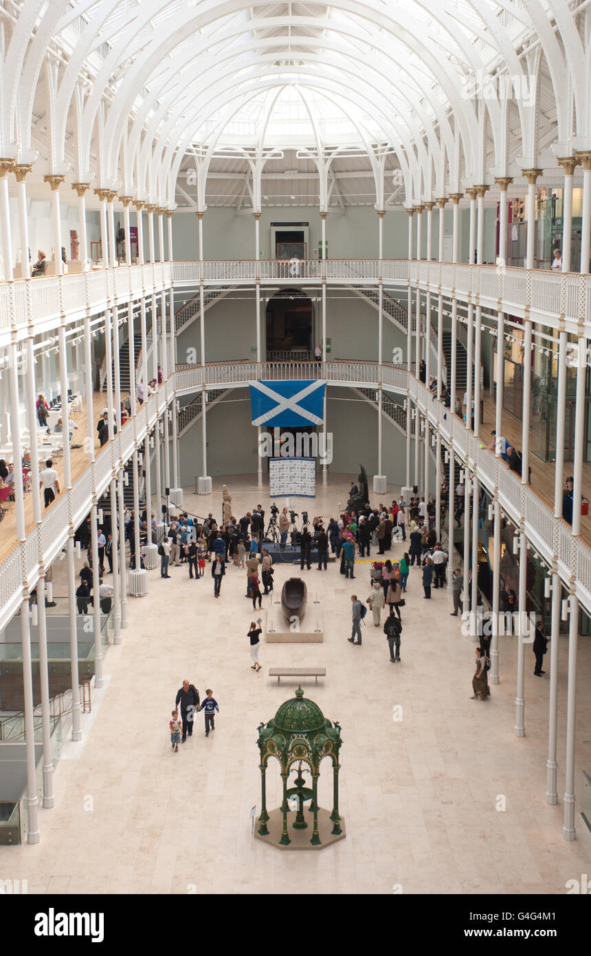 Scotland team announcement national museum scotland hi-res stock ...