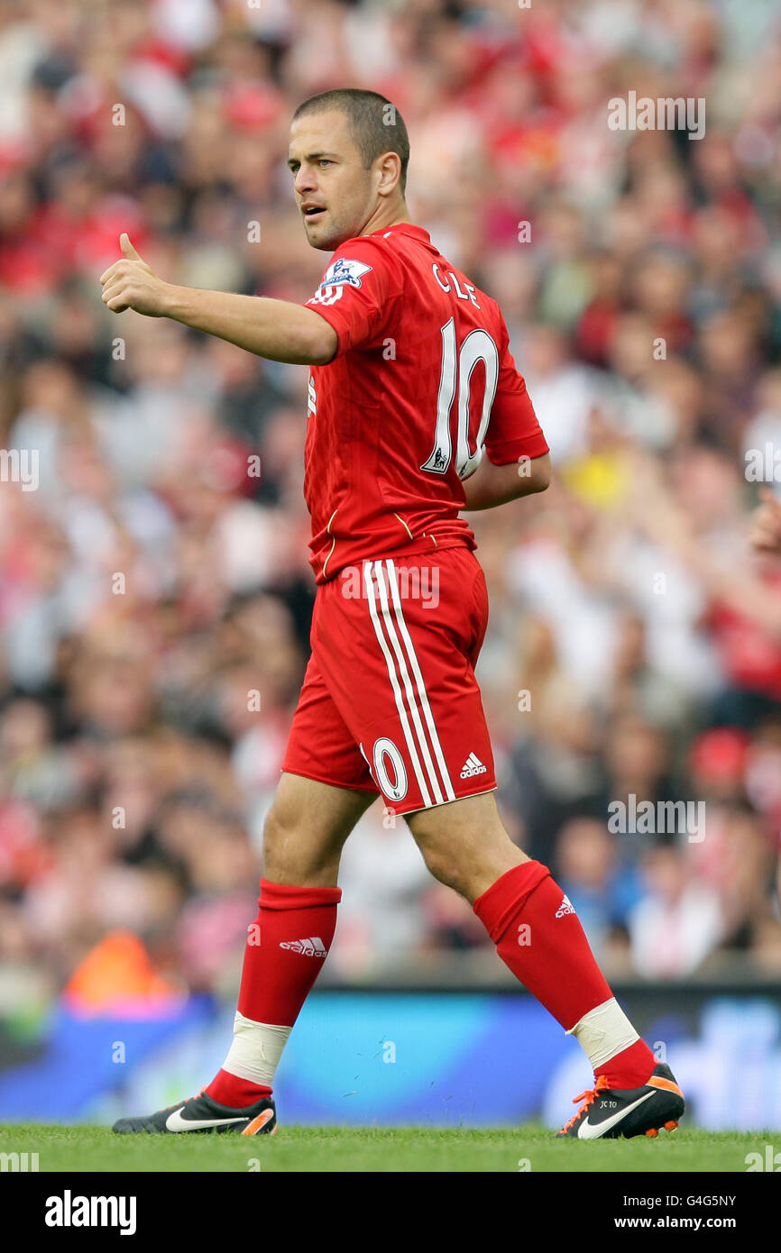 Soccer - Pre Season Friendly - Liverpool v Valencia - Anfield. Joe Cole ...
