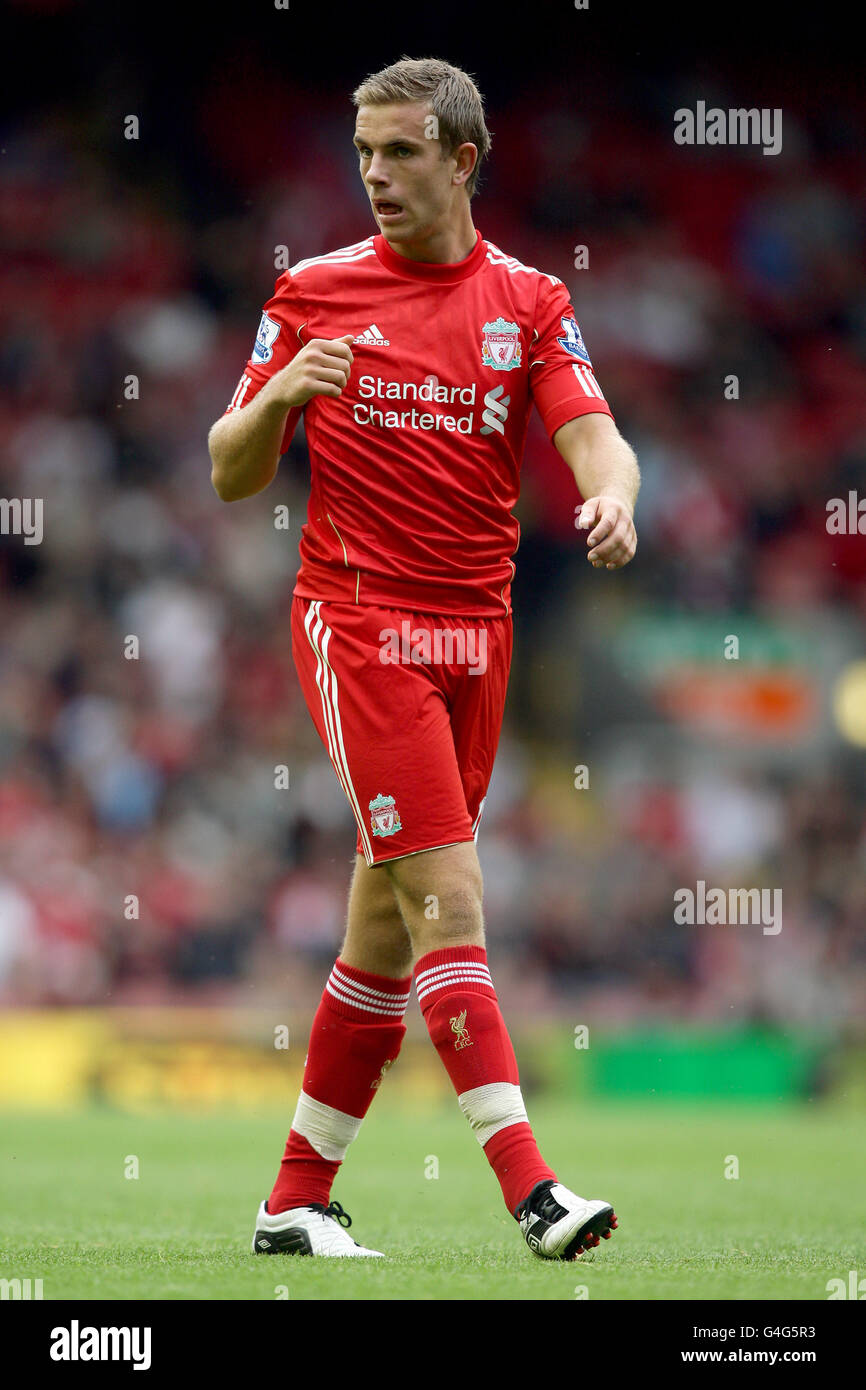 Soccer - Pre Season Friendly - Liverpool v Valencia - Anfield Stock ...